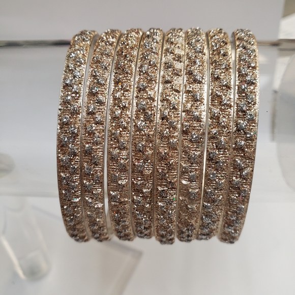 unbranded | Jewelry | Indian Bangles Goldtone 8 For 8 Adult Size | Poshmark